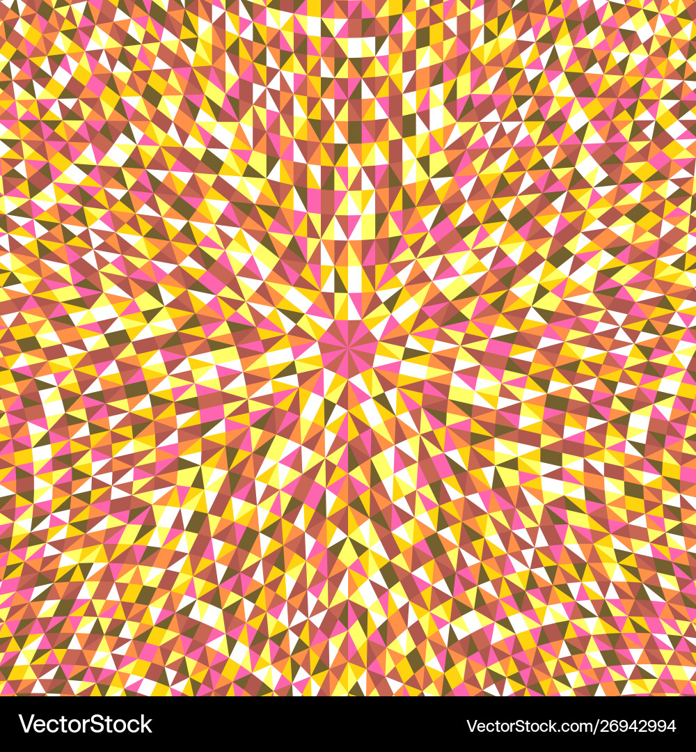 Abstract geometrical circular tiled mosaic Vector Image