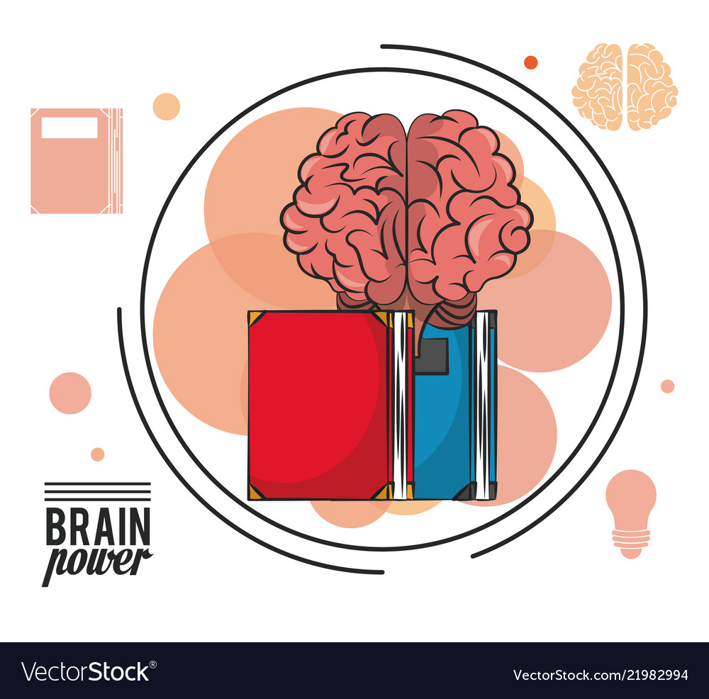 Brain power concept Royalty Free Vector Image - VectorStock