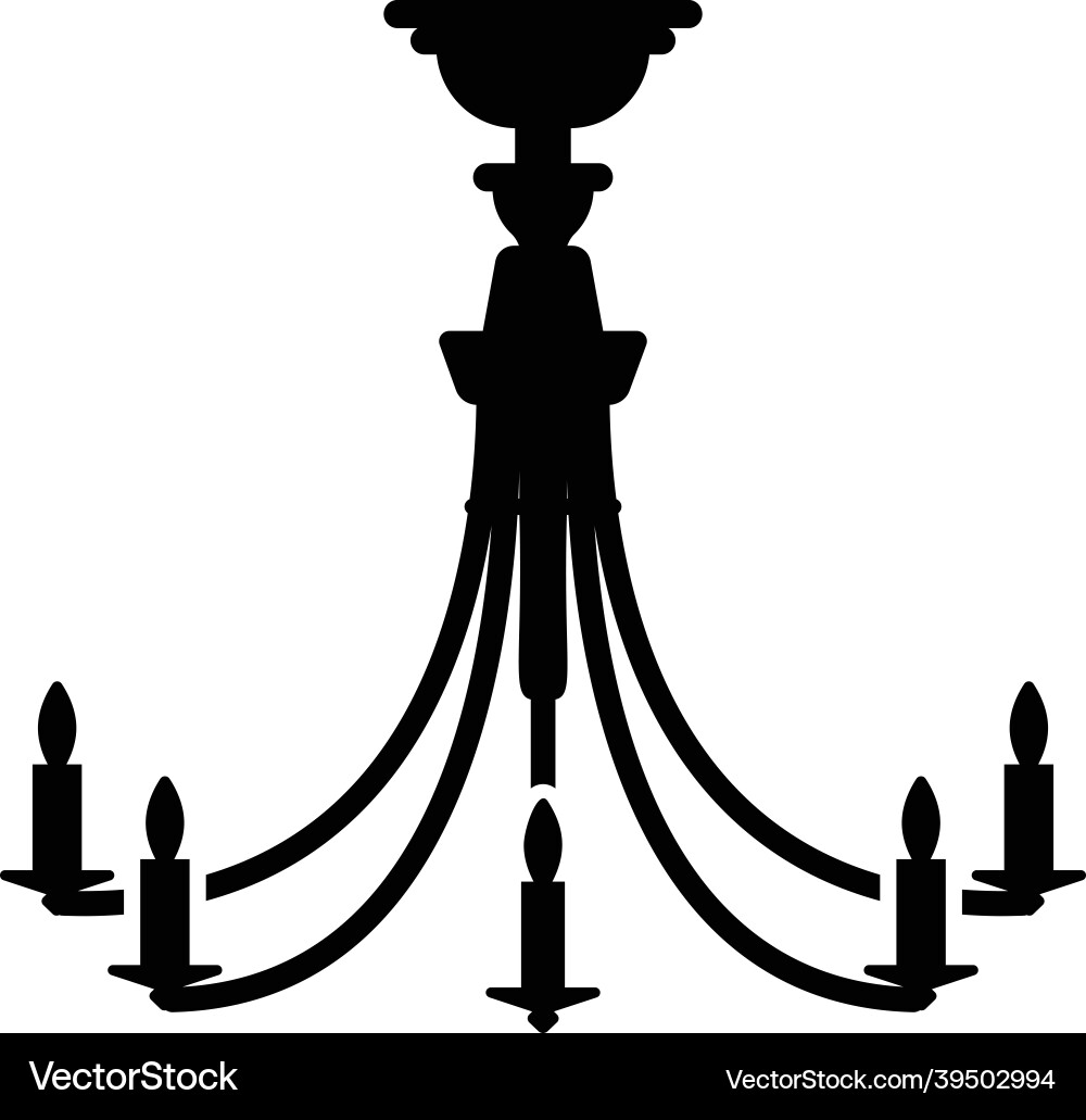 Chandelier Royalty Free Vector Image - VectorStock