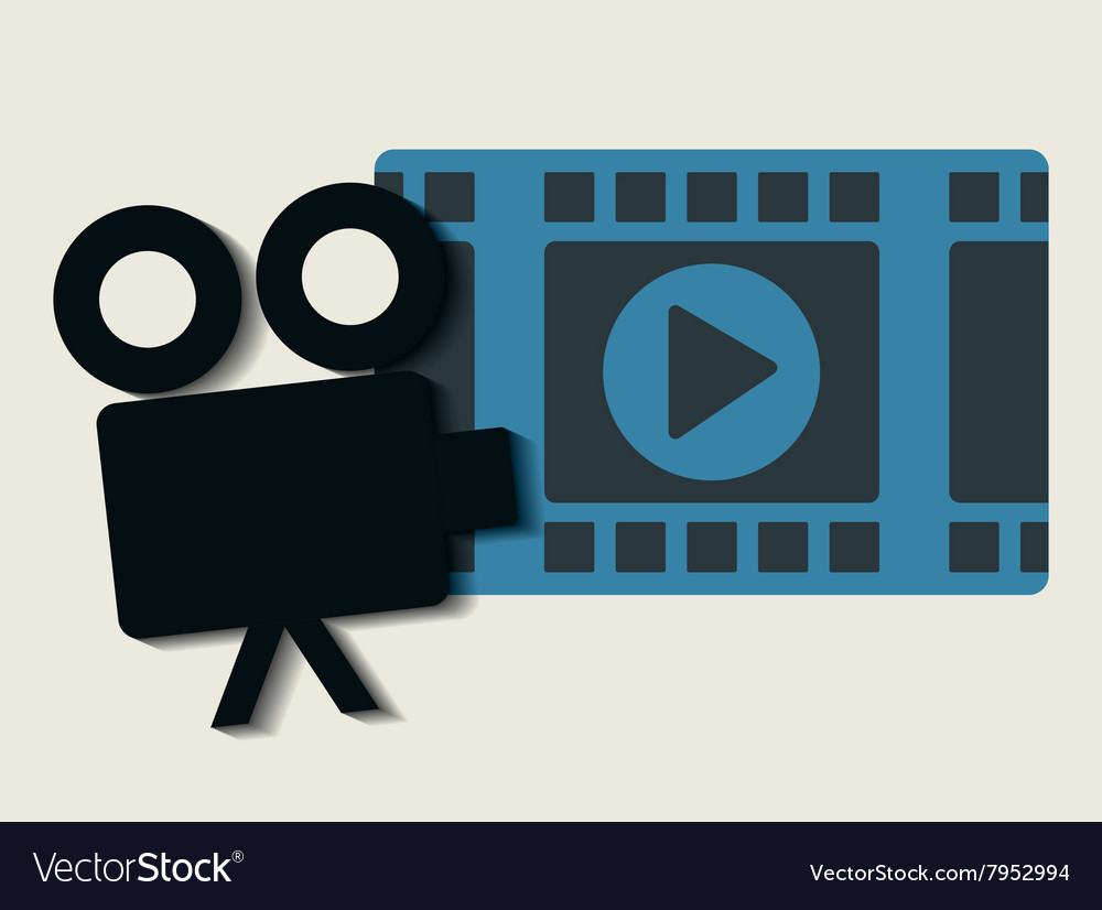 Video icon design Royalty Free Vector Image - VectorStock