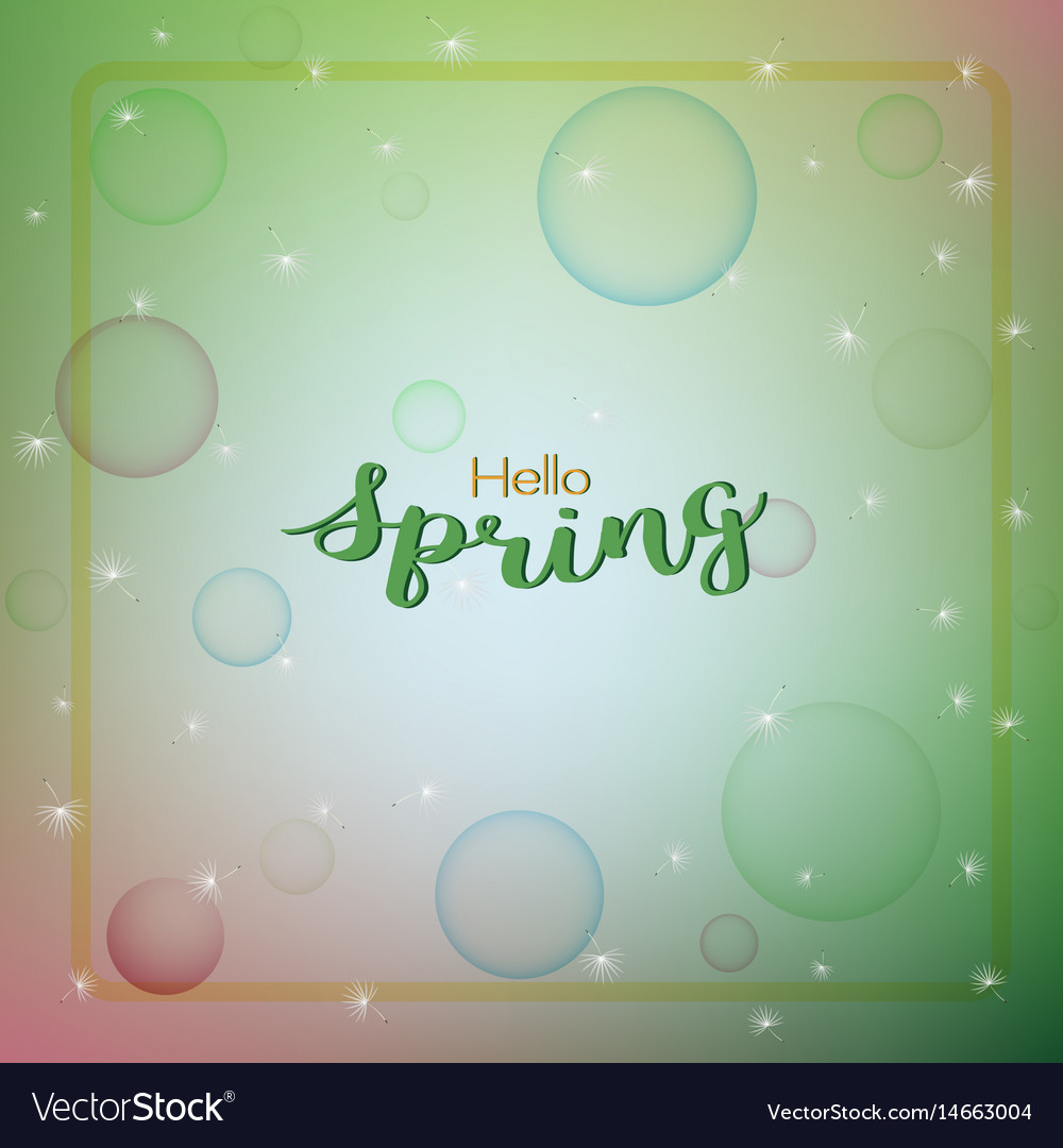 Colorful spring abstract backgroundlight Vector Image