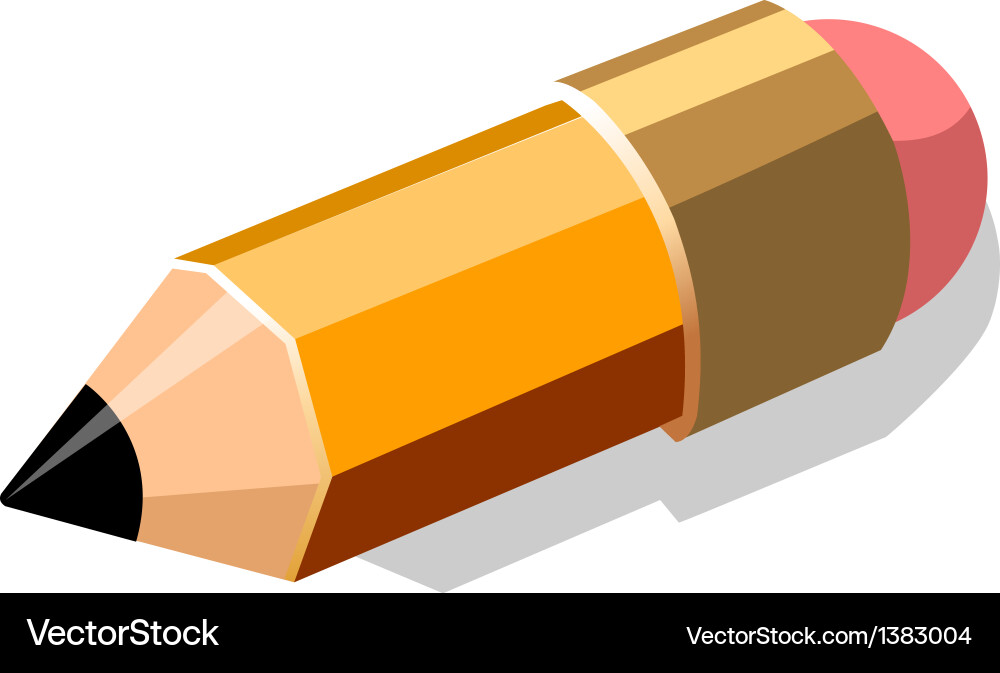 Icon pencil Royalty Free Vector Image - VectorStock