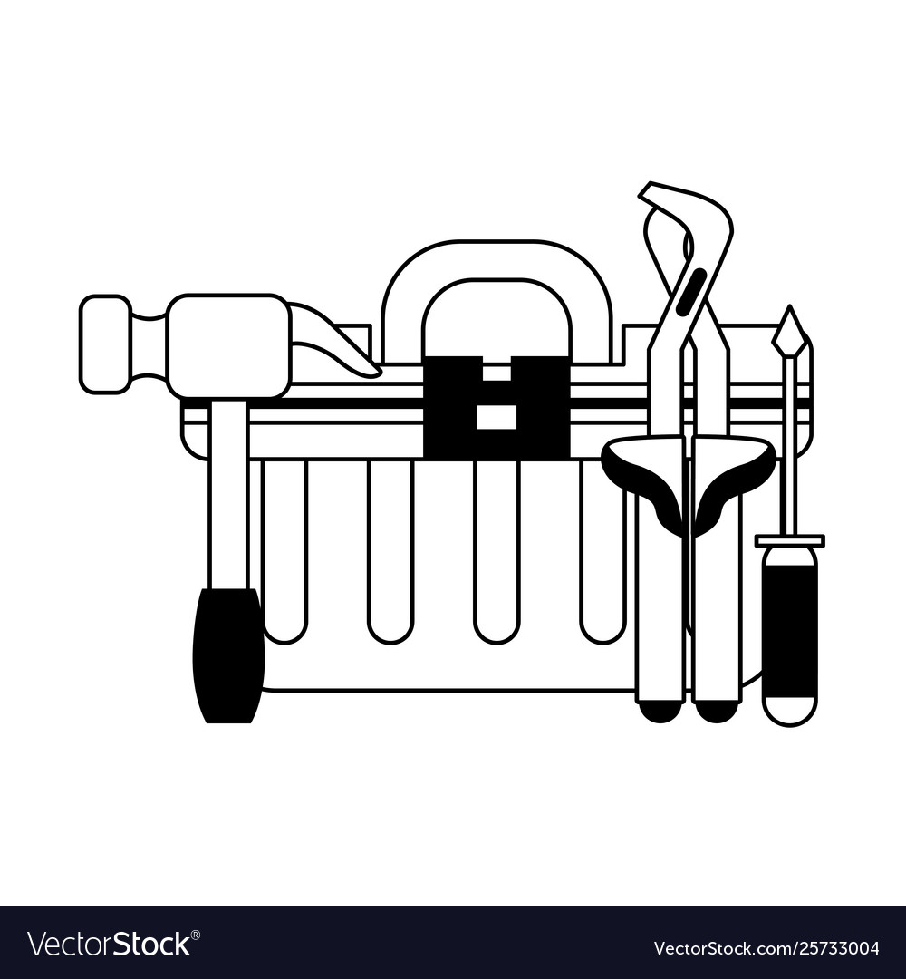 Tools set collection workshop icons cartoon Vector Image