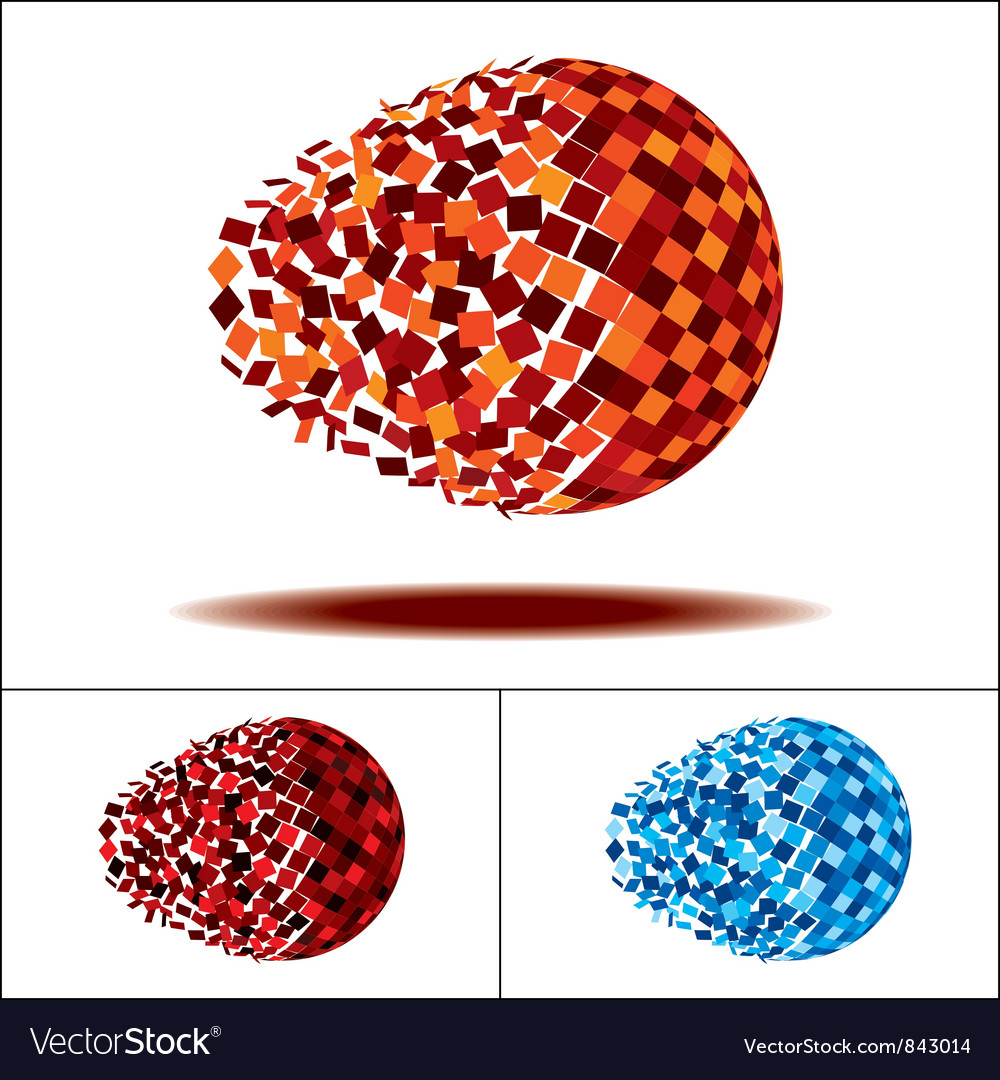 Disintegration Royalty Free Vector Image - VectorStock