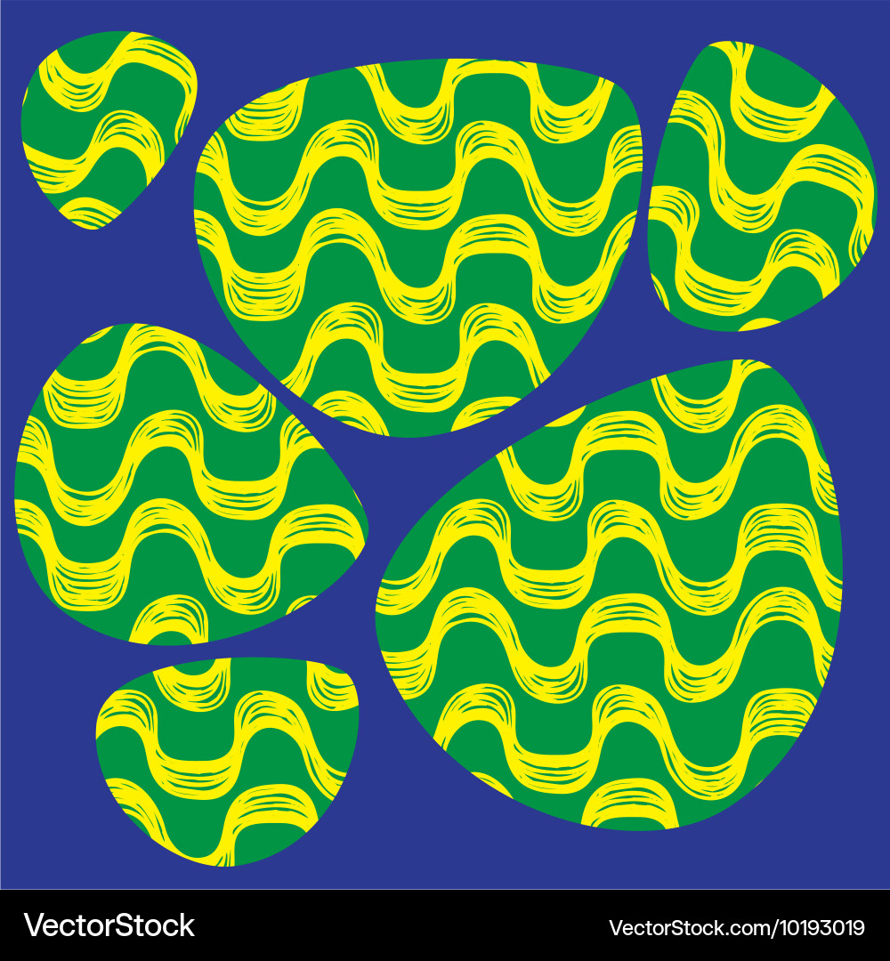 Ipanema beach pattern Royalty Free Vector Image