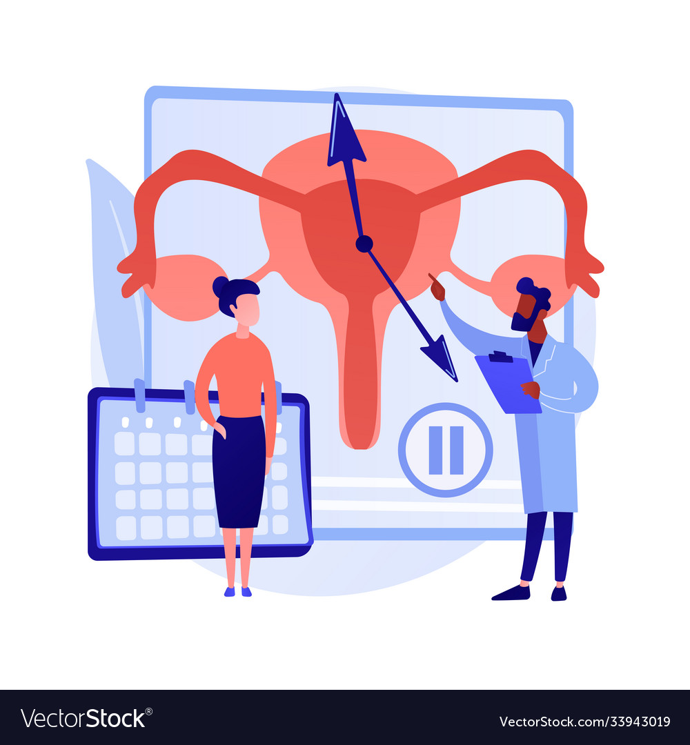 Menopause Abstract Concept Royalty Free Vector Image