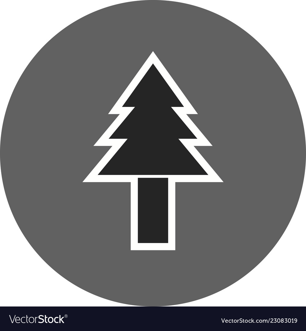 Pine tree icon Royalty Free Vector Image - VectorStock