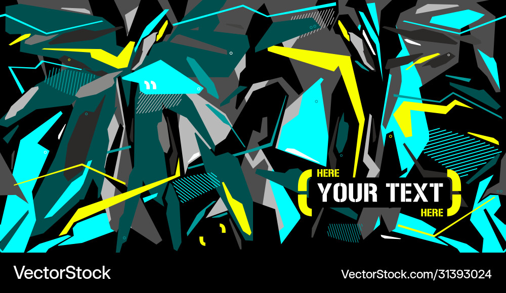Futuristic cyber mecha abstract background Vector Image