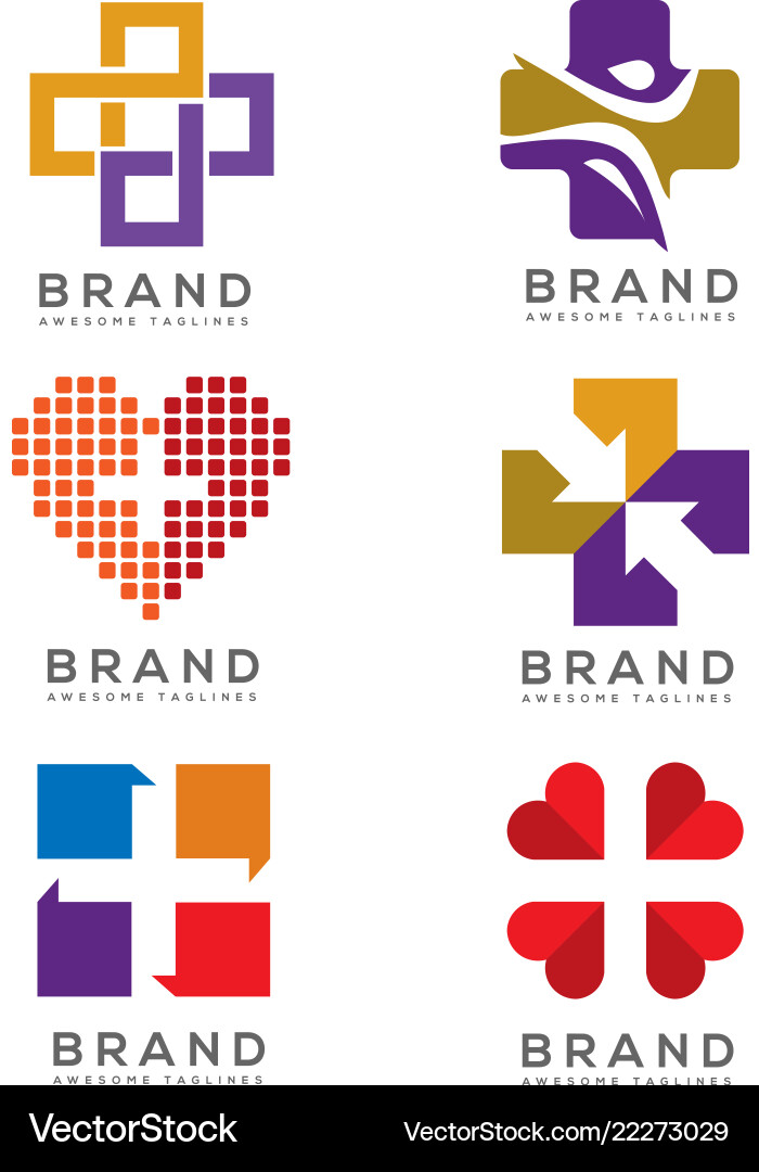 Medical logo concept Royalty Free Vector Image