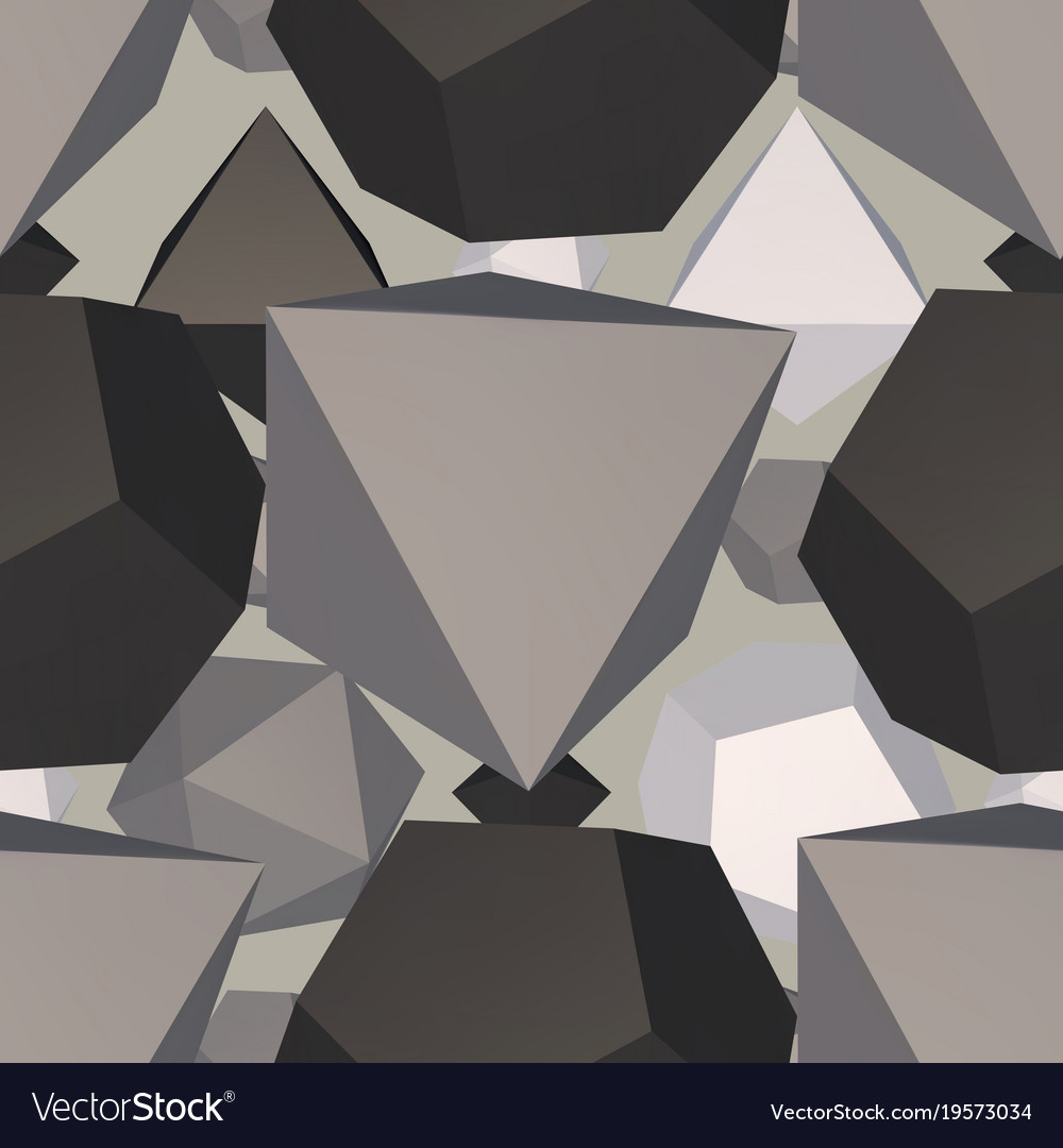 Seamless pattern with polygons Royalty Free Vector Image