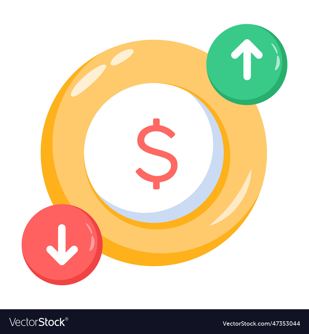 Fluctuation Royalty Free Vector Image - VectorStock