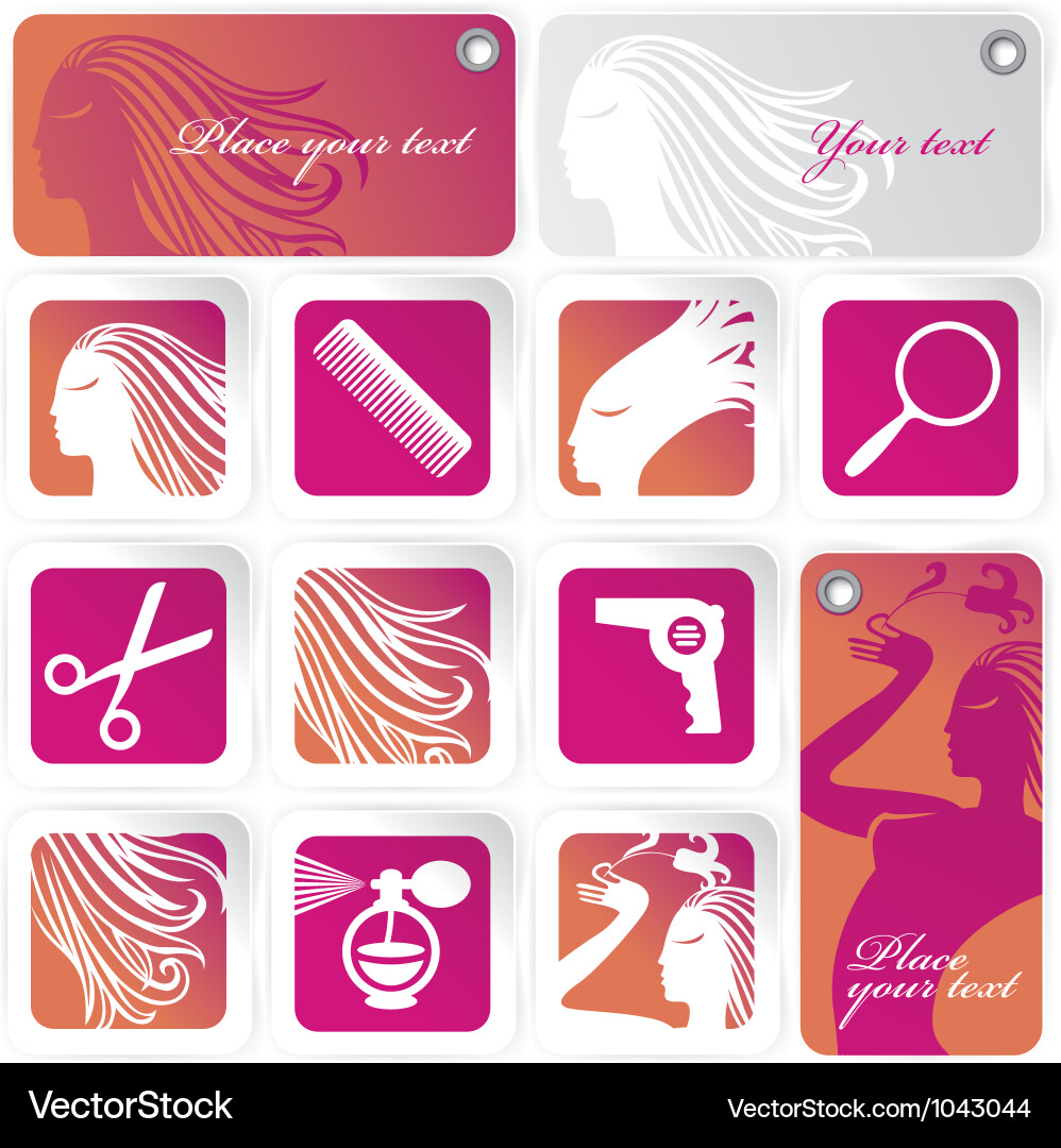 Hair salon Royalty Free Vector Image - VectorStock