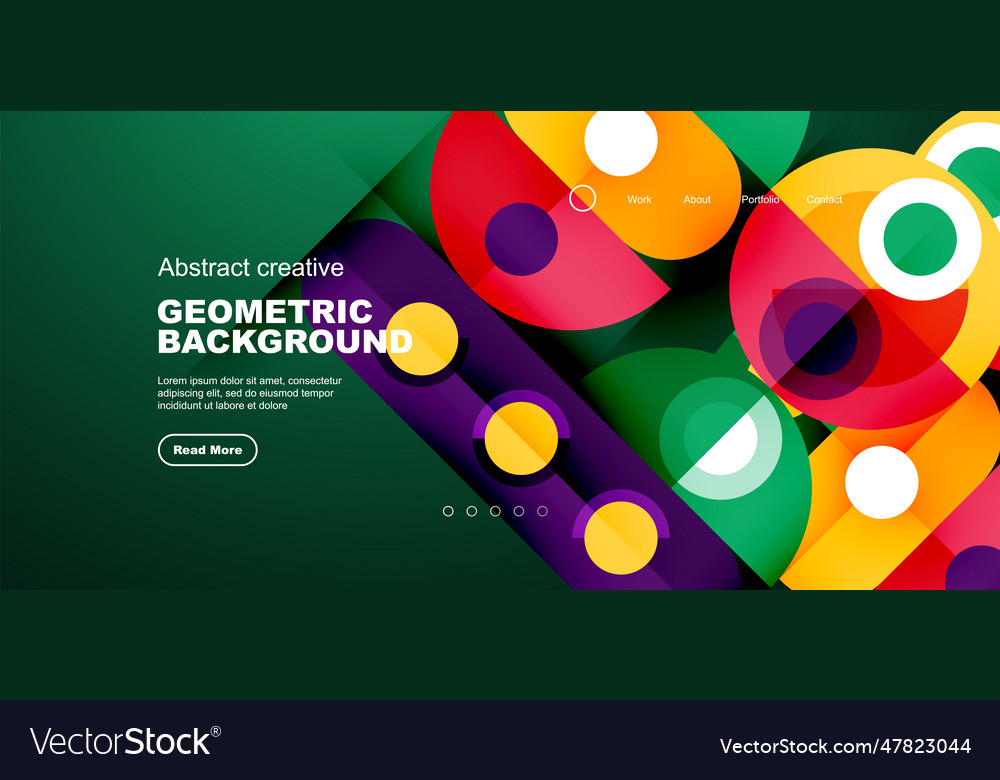Simple circles and round elements pattern Vector Image