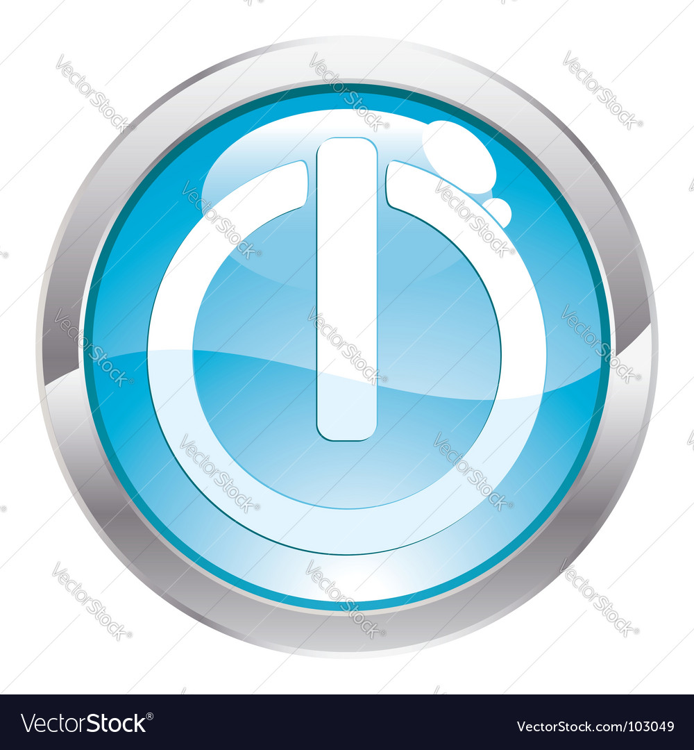 Button with switch Royalty Free Vector Image - VectorStock