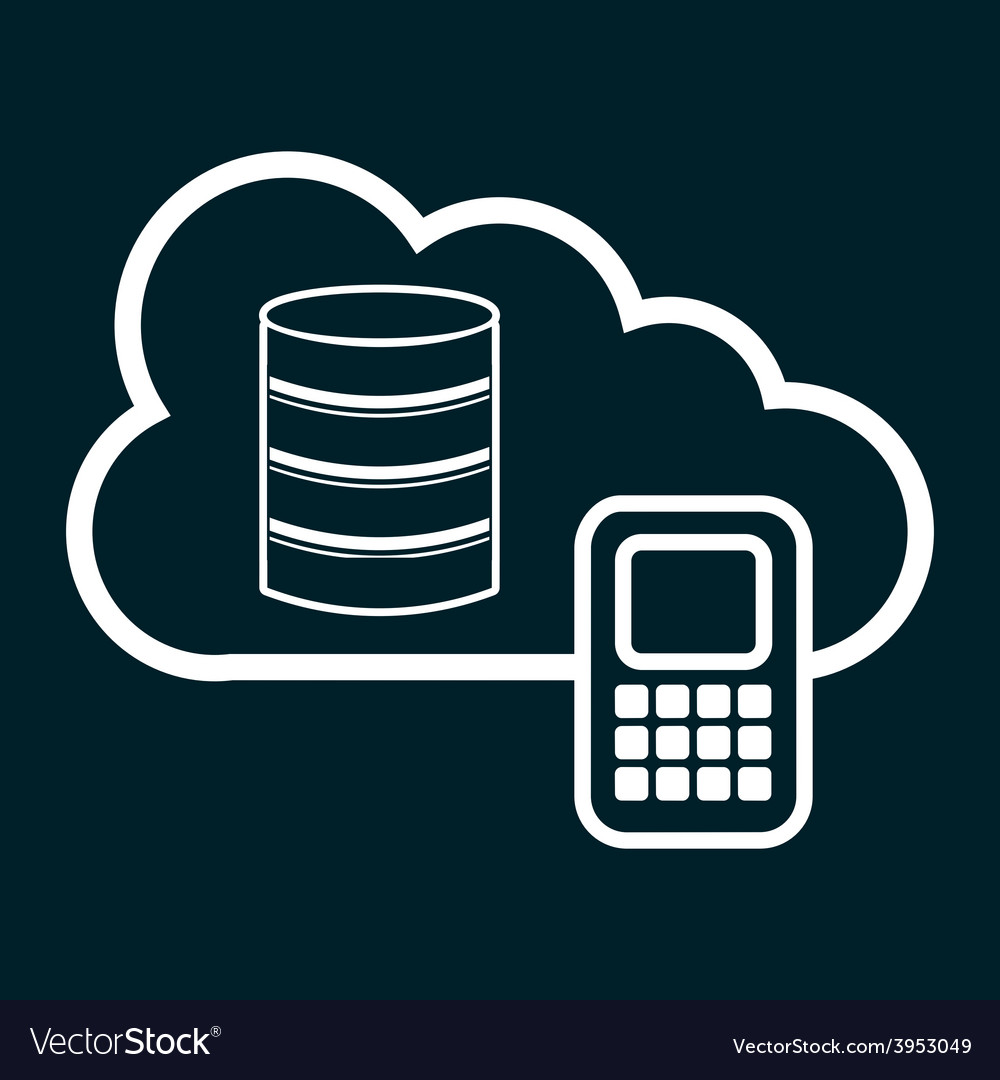 Cloud computing Royalty Free Vector Image - VectorStock