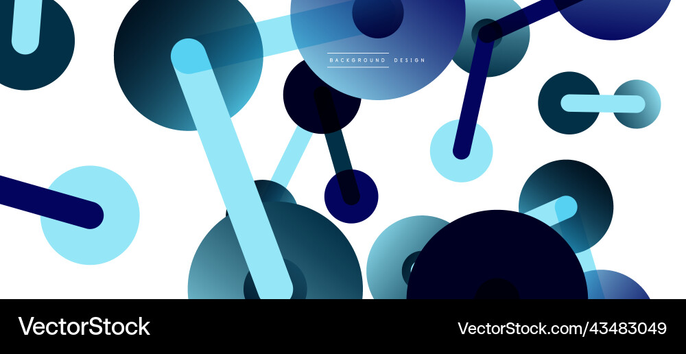 Network concept abstract background dots Vector Image