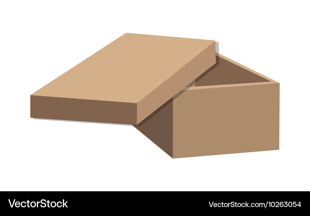 Carton box package delivery icon graphic Vector Image