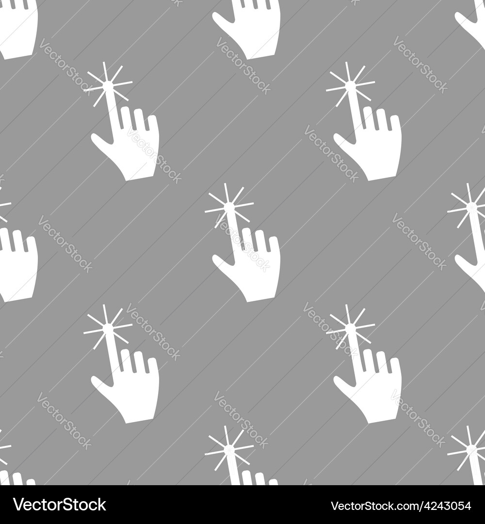 Click seamless pattern Royalty Free Vector Image