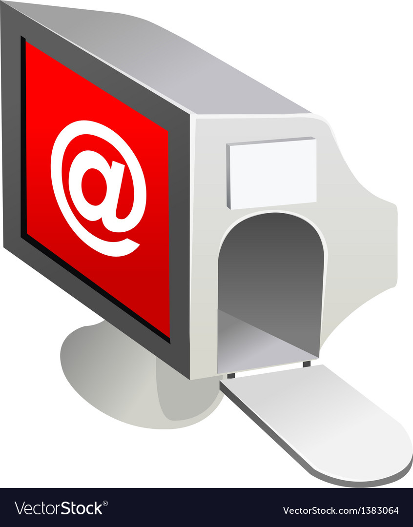 Icon computer Royalty Free Vector Image - VectorStock