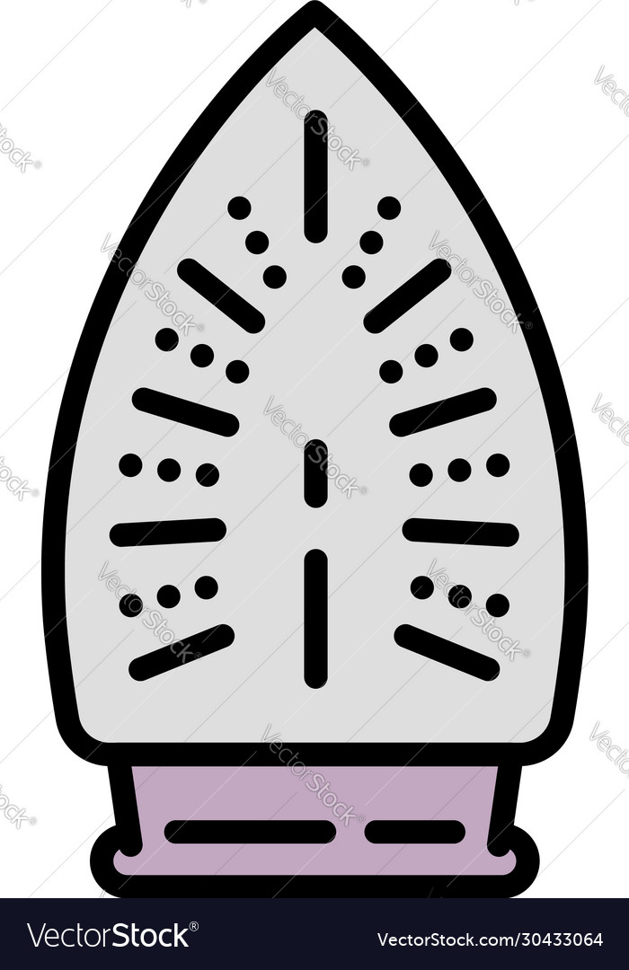 Smoothing iron icon outline style Royalty Free Vector Image Smoothing iron icon outline style Royalty Free Vector Image