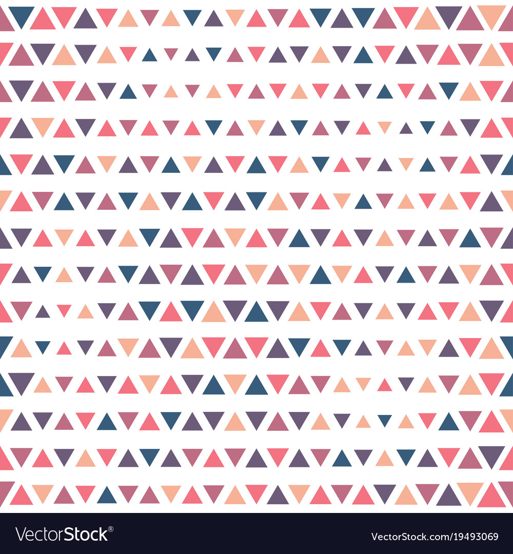 Seamless color triangles pattern Royalty Free Vector Image
