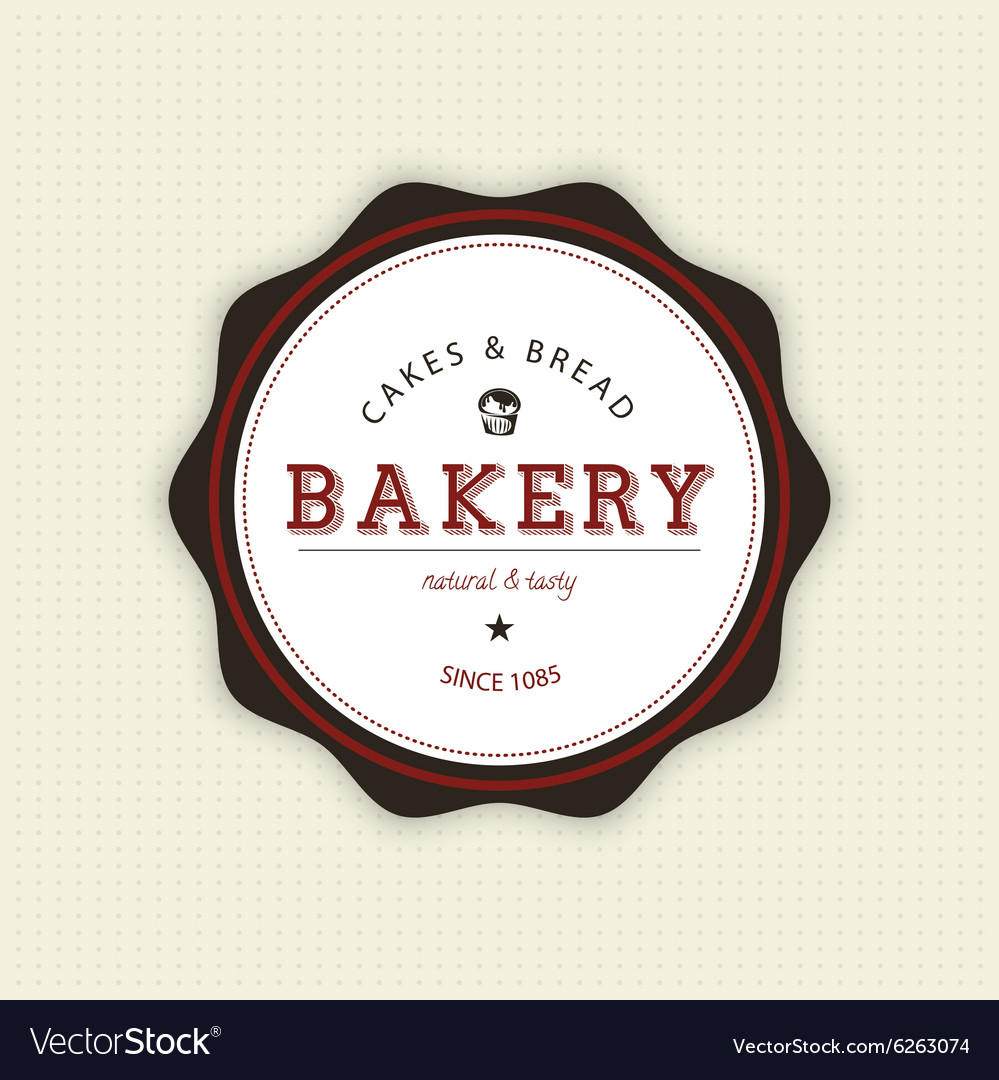 Bakery object Royalty Free Vector Image - VectorStock
