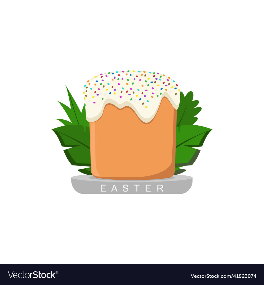Easter bread Royalty Free Vector Image - VectorStock