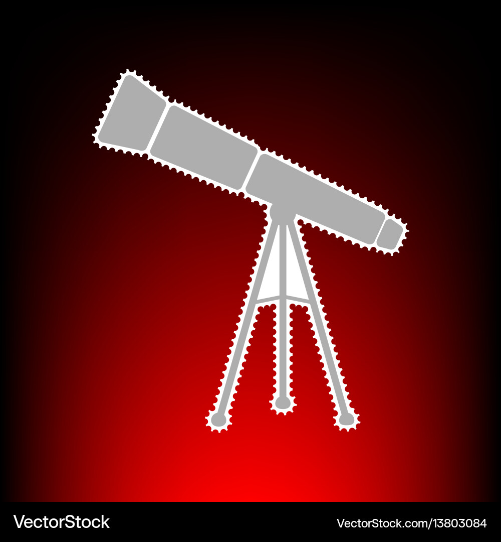 Telescope simple Royalty Free Vector Image - VectorStock