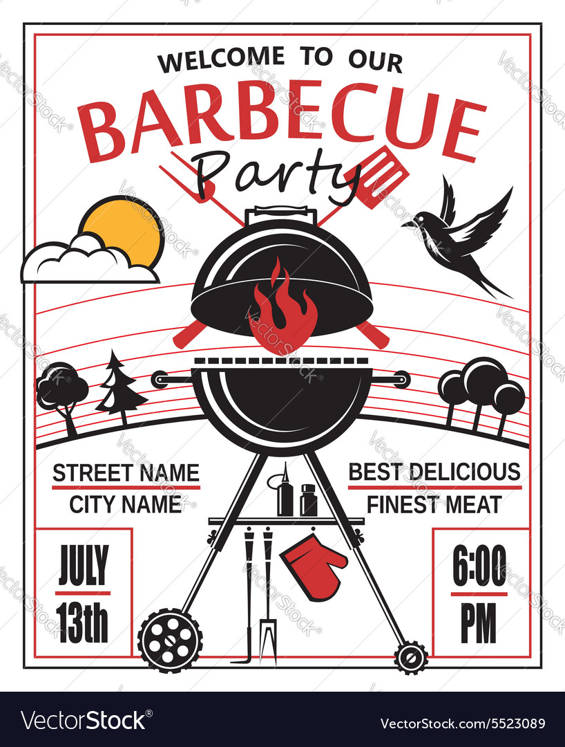 Appreciation BBQ Party Invitation Customer Client Thank You Bbq Party 