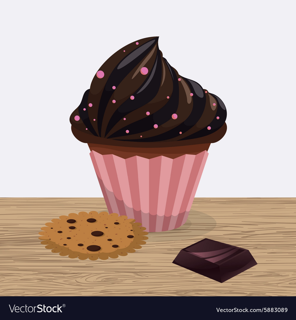 Chocolate design Royalty Free Vector Image - VectorStock
