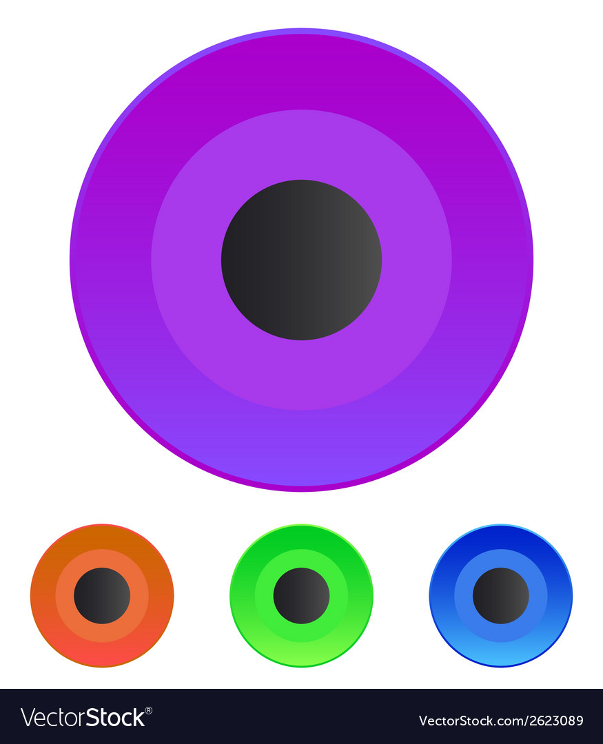 Rec button Royalty Free Vector Image - VectorStock