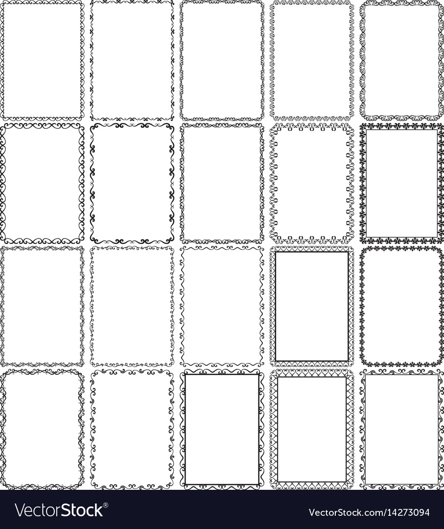 Borders Royalty Free Vector Image - VectorStock