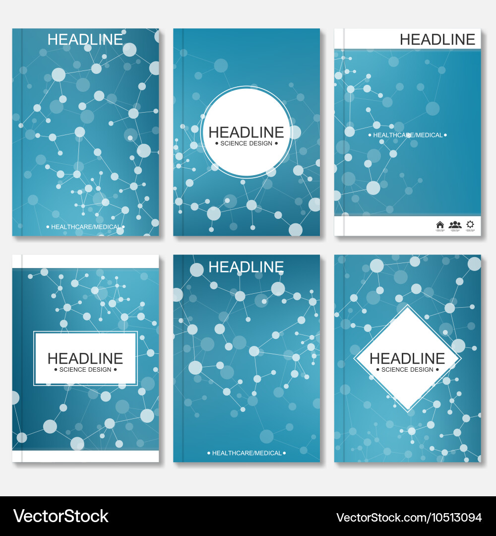 Science background modern templates Royalty Free Vector