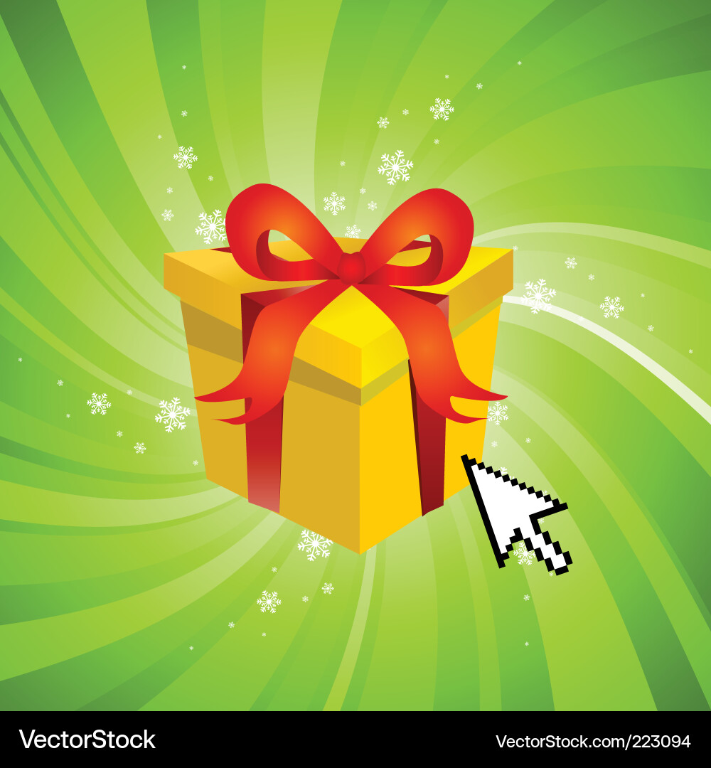Surprise gift Royalty Free Vector Image - VectorStock