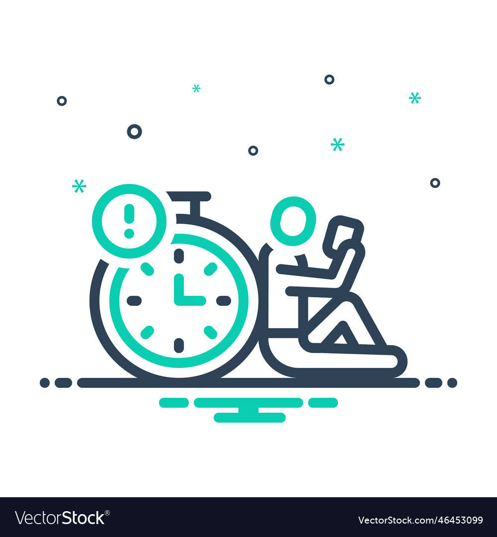 Delayed Royalty Free Vector Image - VectorStock