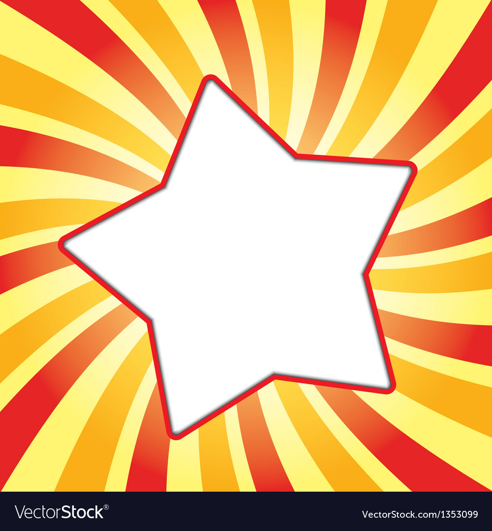 Star frame Royalty Free Vector Image - VectorStock