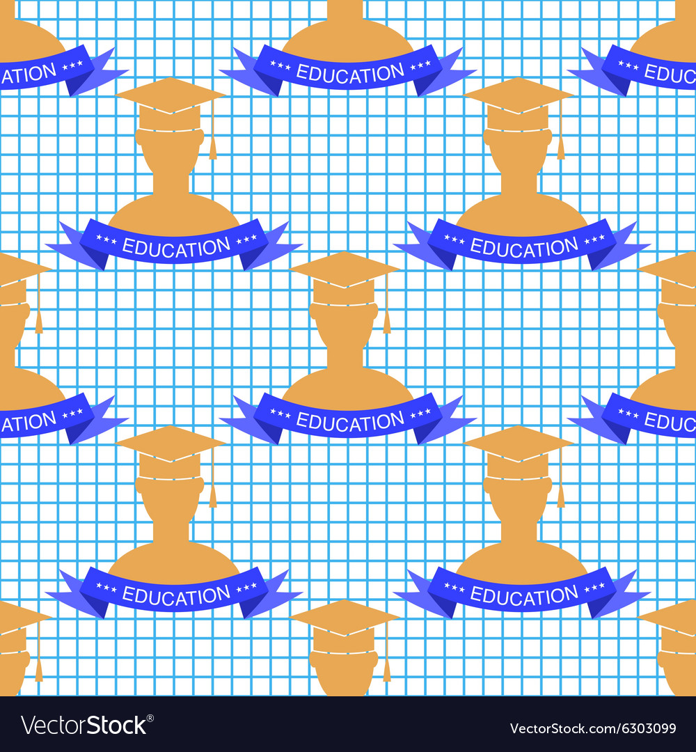 With education elements pattern Royalty Free Vector Image