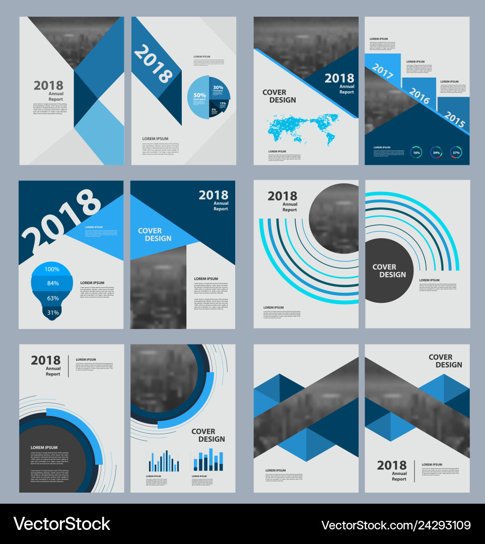 Business abstract template brochure design Vector Image