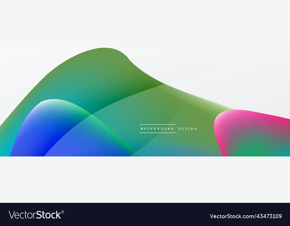 Fluid color abstract background liquid gradients Vector Image