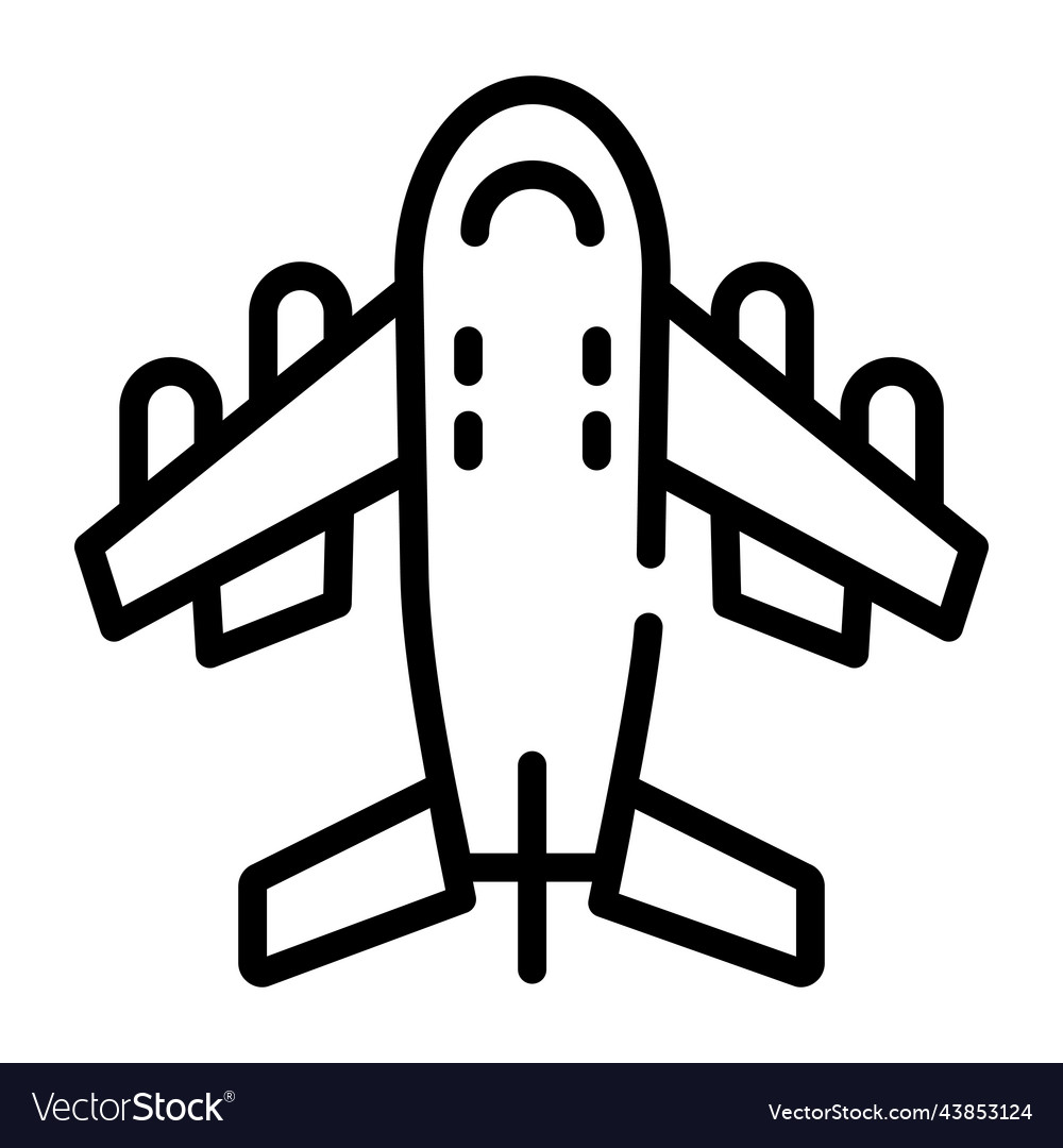 Aeroplane Royalty Free Vector Image - VectorStock