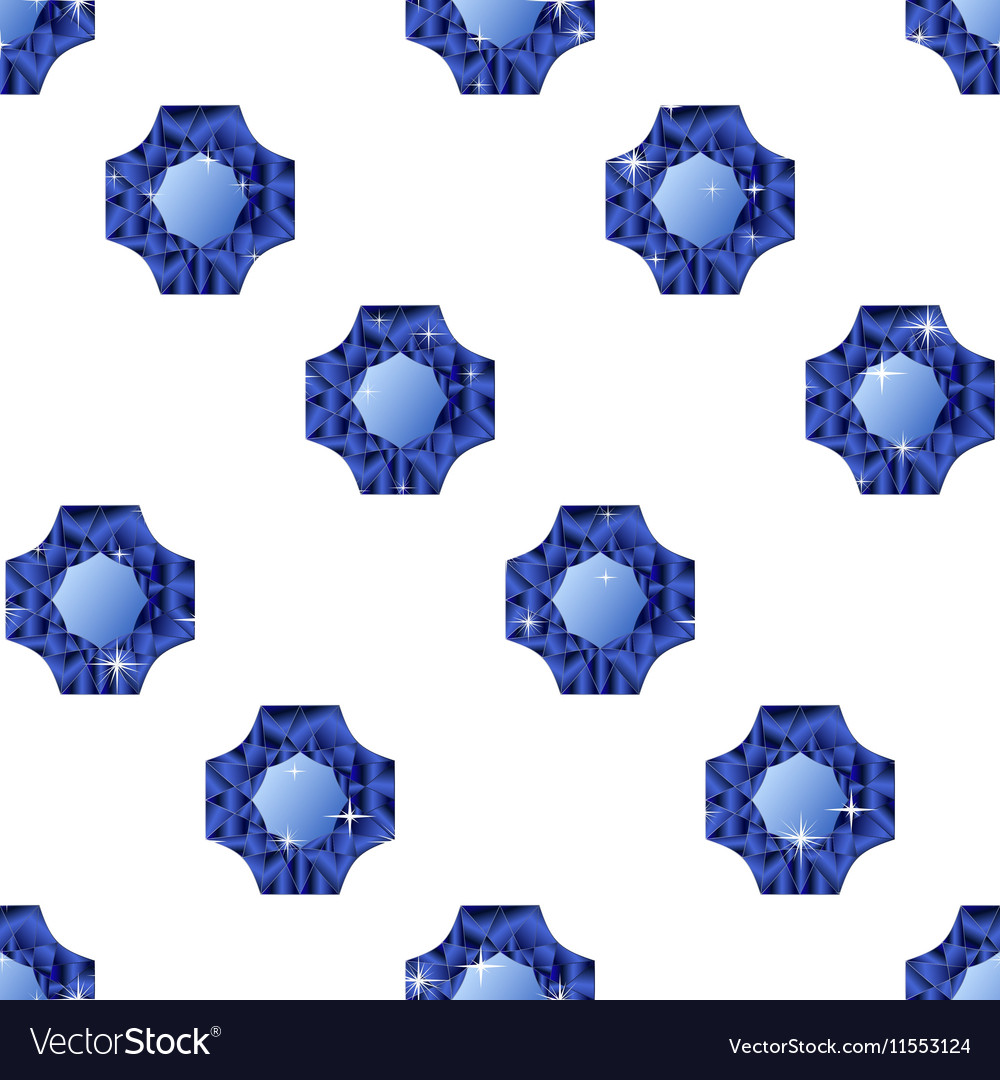 Diamonds seamless pattern Royalty Free Vector Image