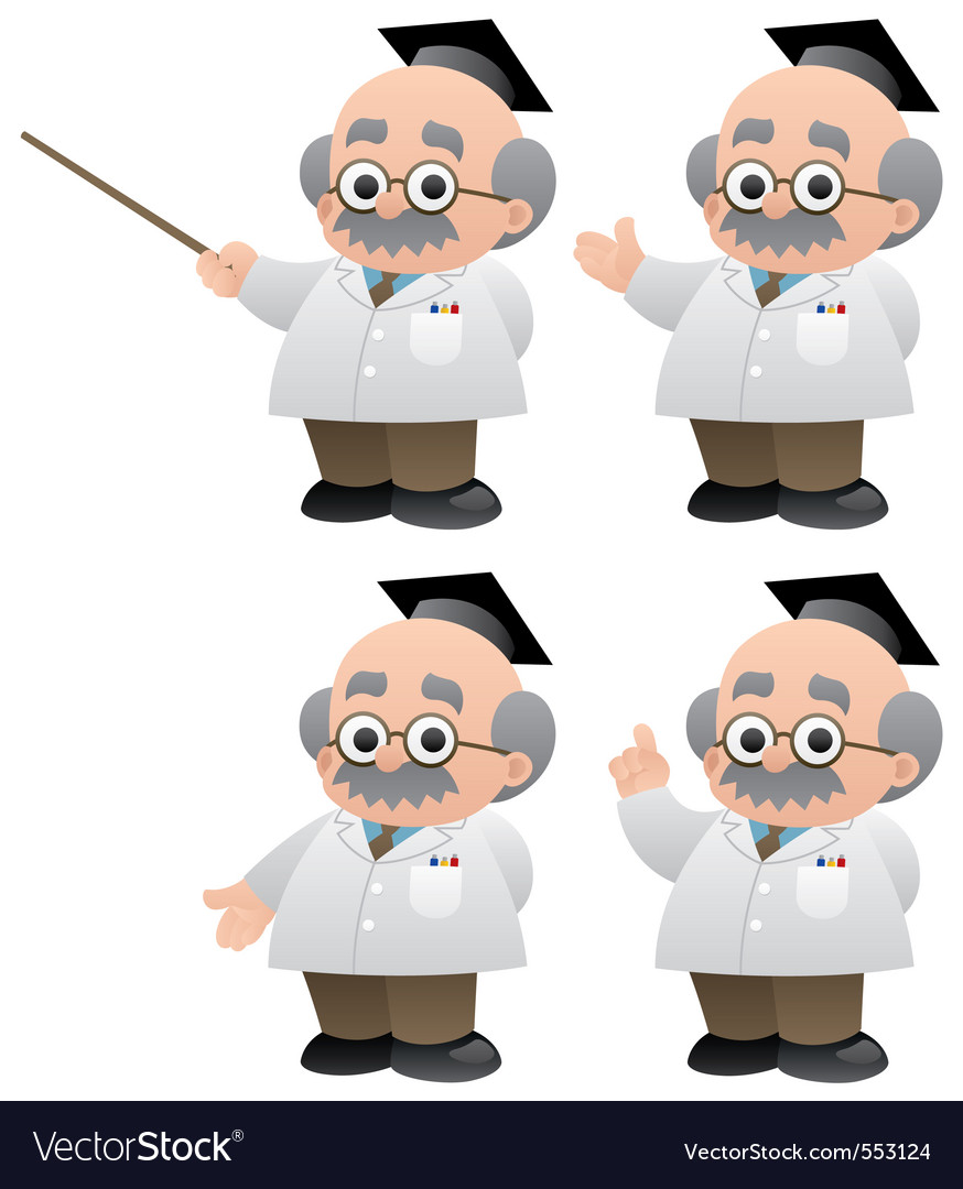 Professor Royalty Free Vector Image - VectorStock