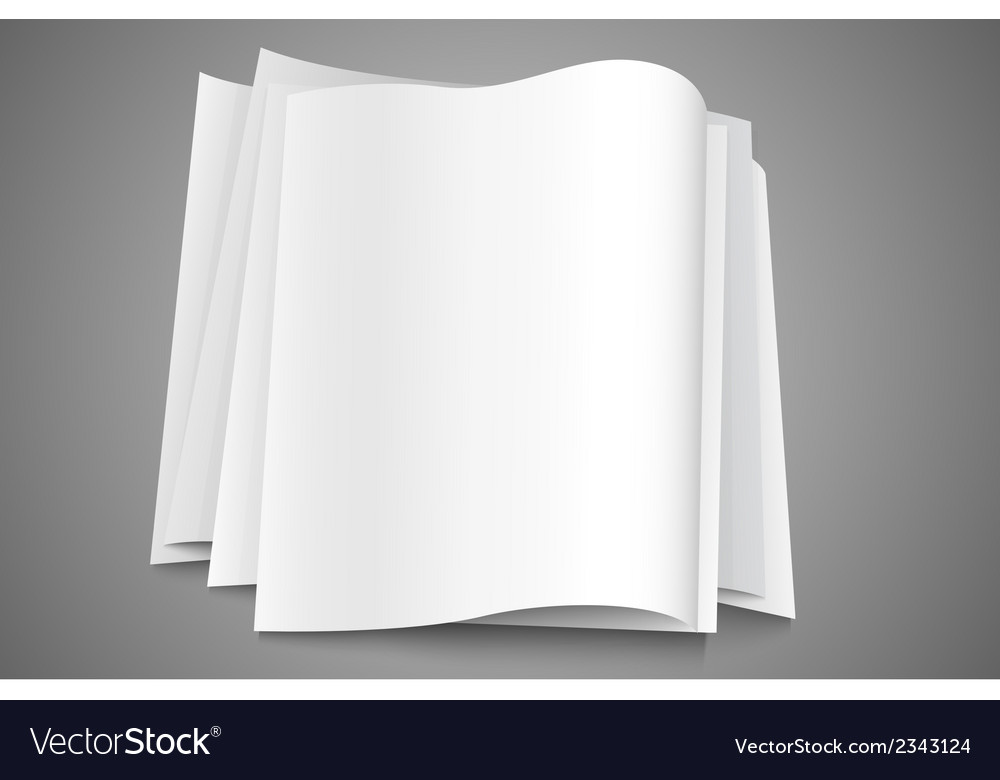 Stack paper Royalty Free Vector Image - VectorStock