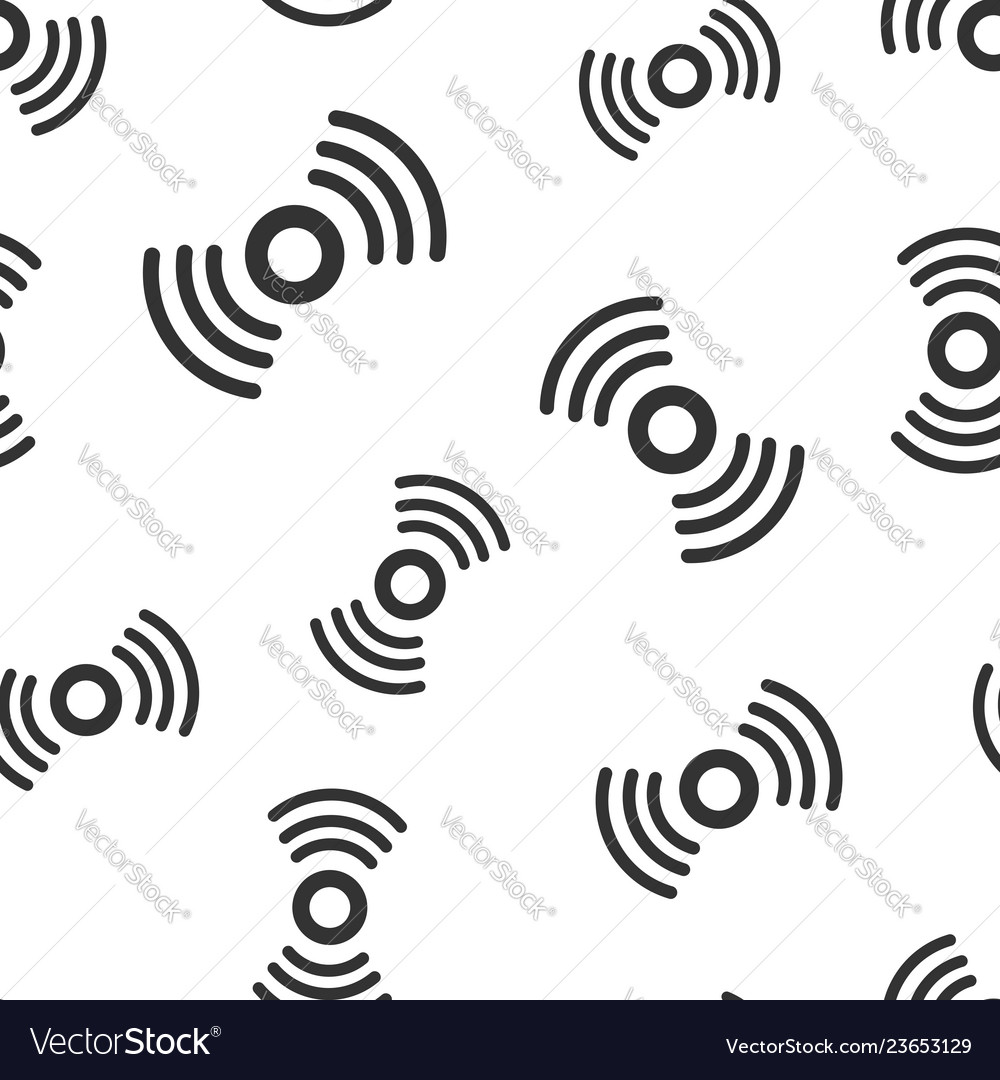 Motion sensor icon seamless pattern background Vector Image