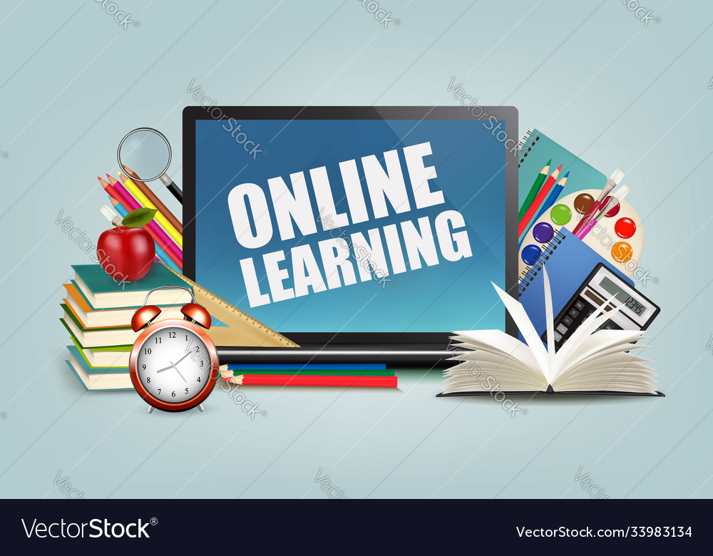 Back to school during with pandemic covid-19 Vector Image