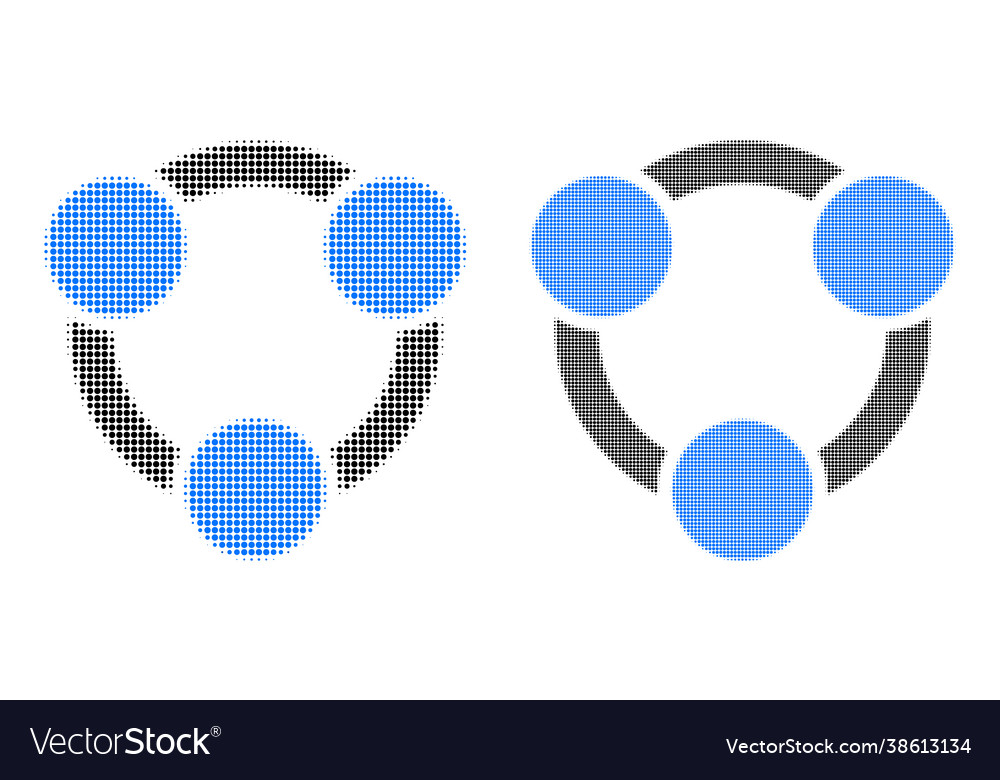 Pixel halftone collaboration icon Royalty Free Vector Image Pixel halftone collaboration icon Royalty Free Vector Image