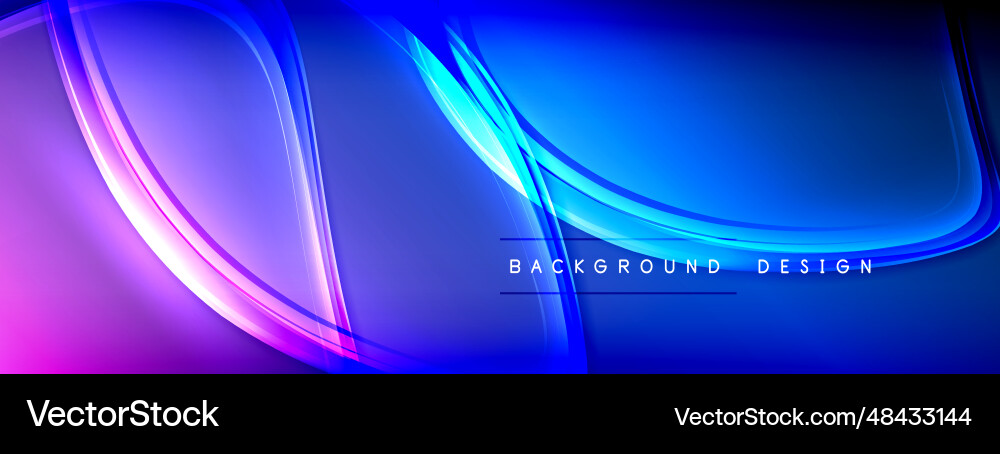 Abstract background - liquid transparent Vector Image