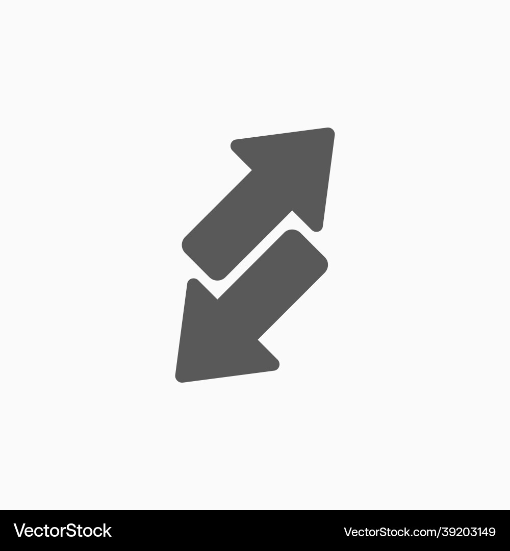 Arrow transfer icon Royalty Free Vector Image - VectorStock