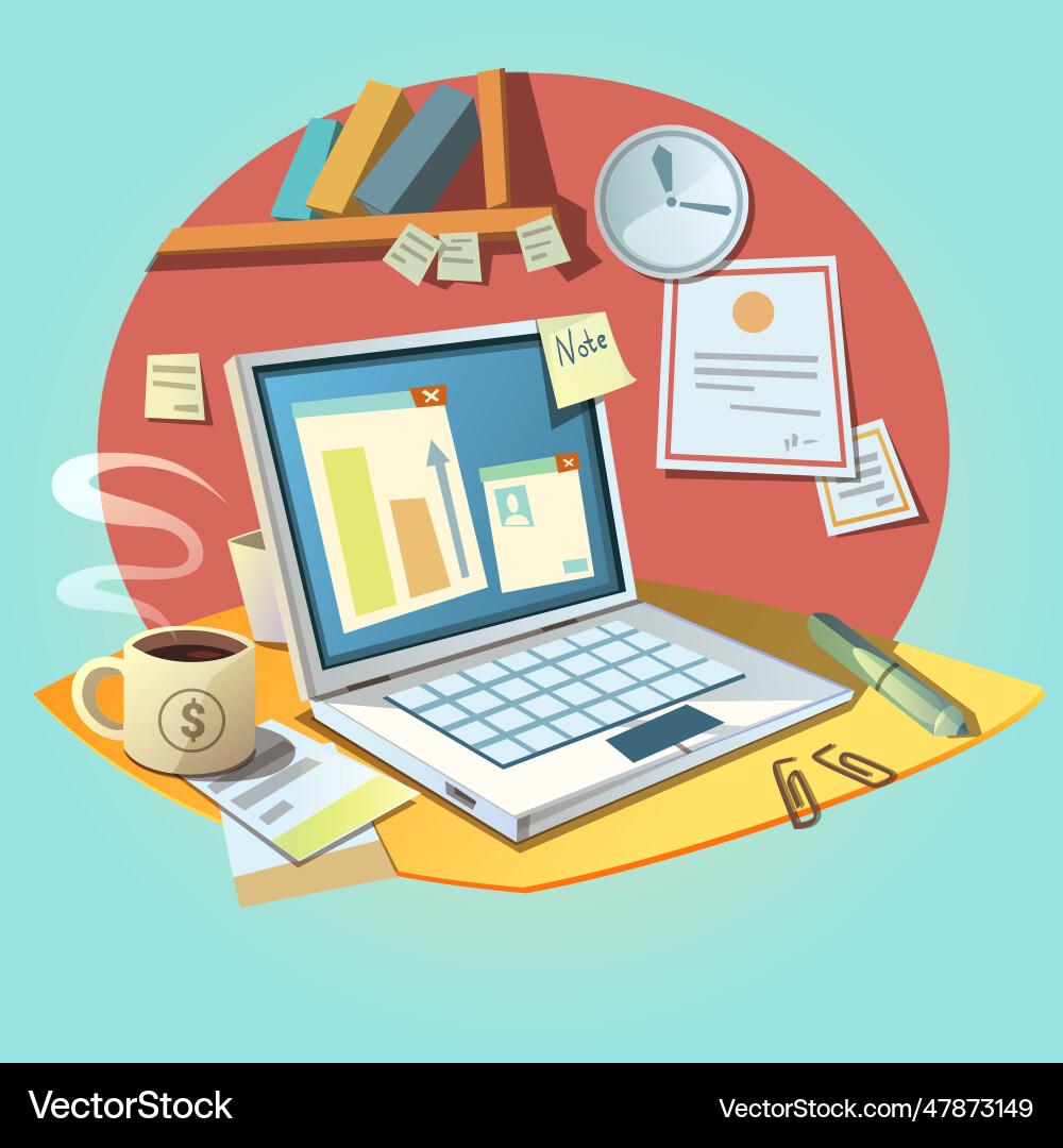 Business retro concept business retro concept Vector Image