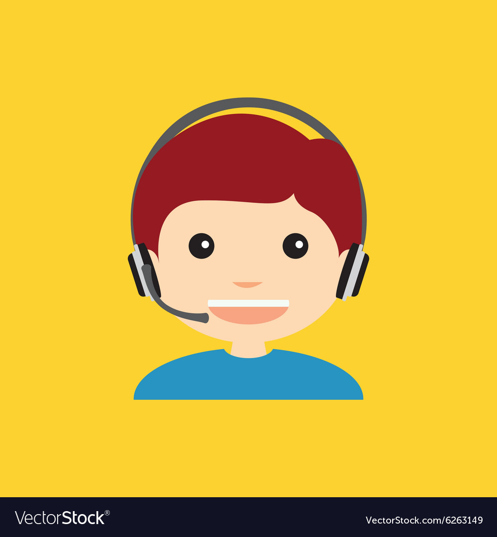 Caller Royalty Free Vector Image - VectorStock